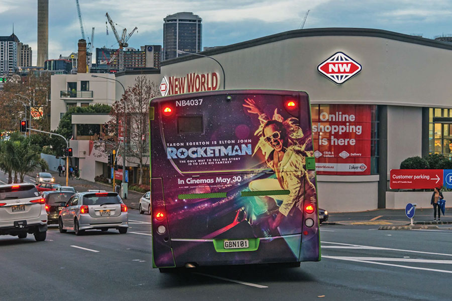Bus | Back and Superside Advertising - Pop Up Ads